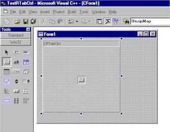 Using RAD C++ Tab Control